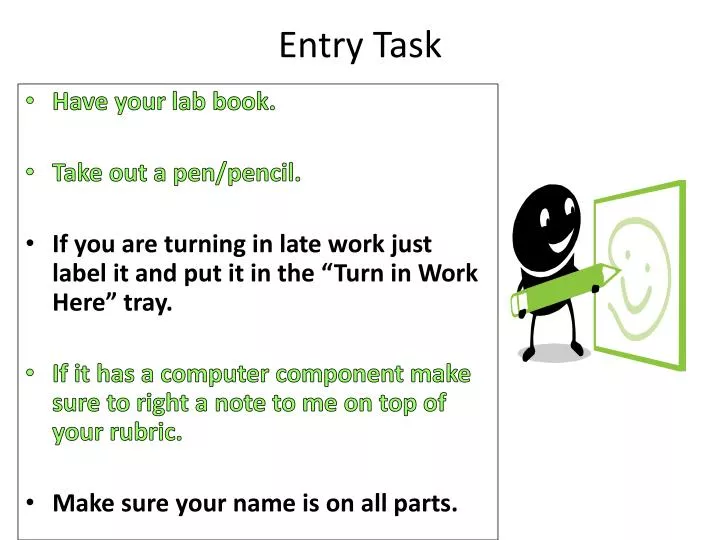 PPT - Entry Task PowerPoint Presentation, free download - ID:2785131