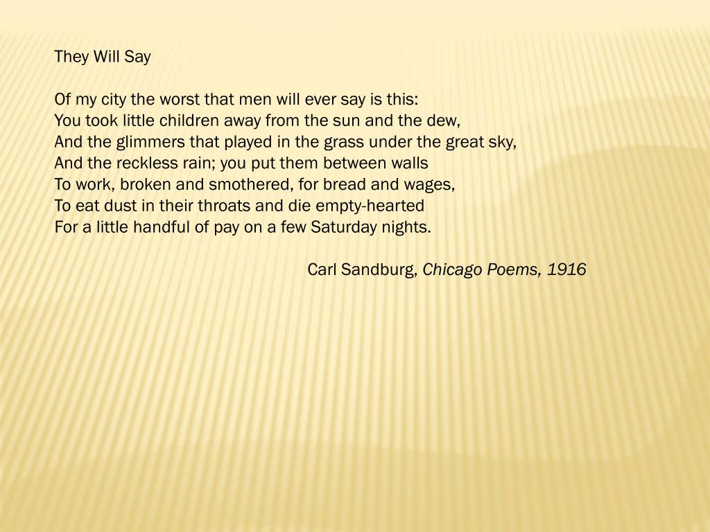 PPT - Carl Sandburg: American Poet PowerPoint Presentation, free ...