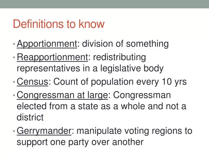 PPT - Definitions to know PowerPoint Presentation, free download - ID ...