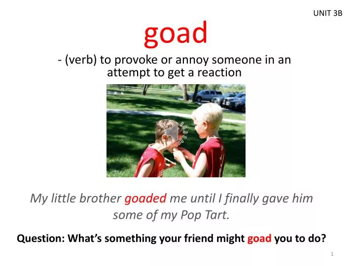 PPT - goad PowerPoint Presentation, free download - ID:2785568