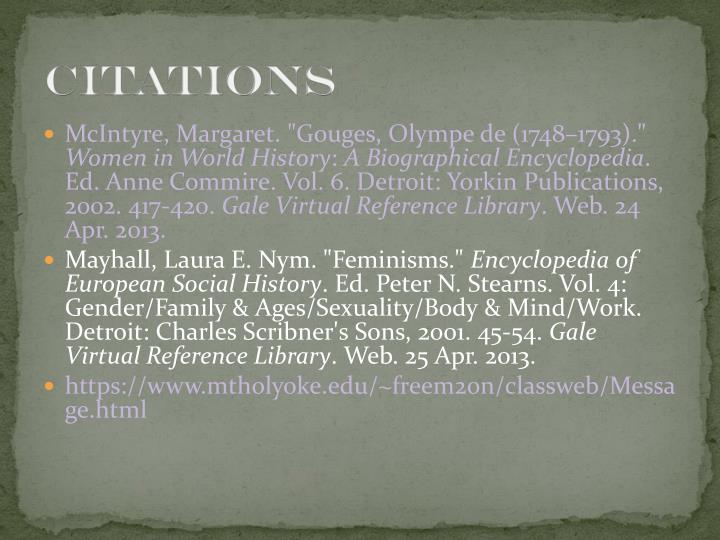 PPT - Olympe de Gouges PowerPoint Presentation - ID:2785833