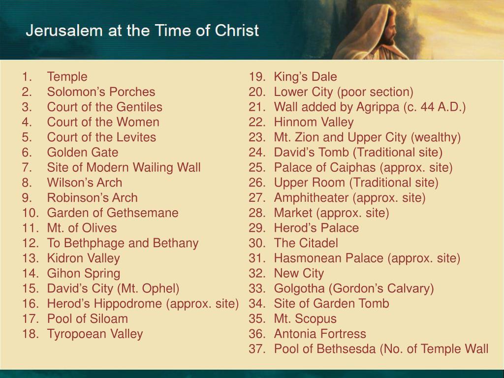 PPT - Temple Solomon’s Porches Court of the Gentiles Court of the Women ...