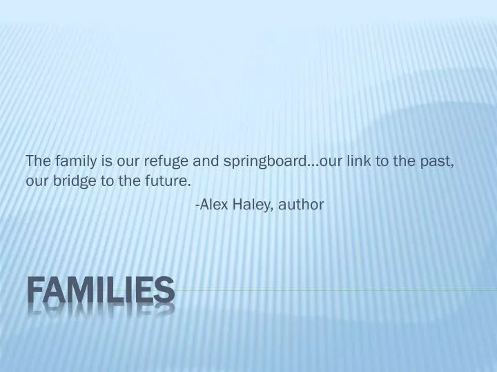 PPT - Families PowerPoint Presentation, free download - ID:2786561