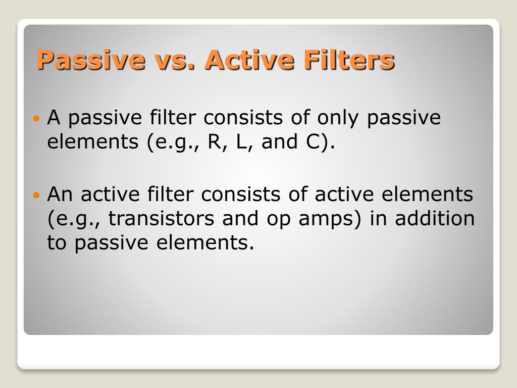 PPT - ANALOG FILTERS PowerPoint Presentation, free download - ID:2786712 PPT - ANALOG FILTERS PowerPoint Presentation, free download - ID:2786712