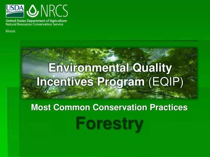 PPT - Environmental Quality Incentives Program (EQIP) PowerPoint ...