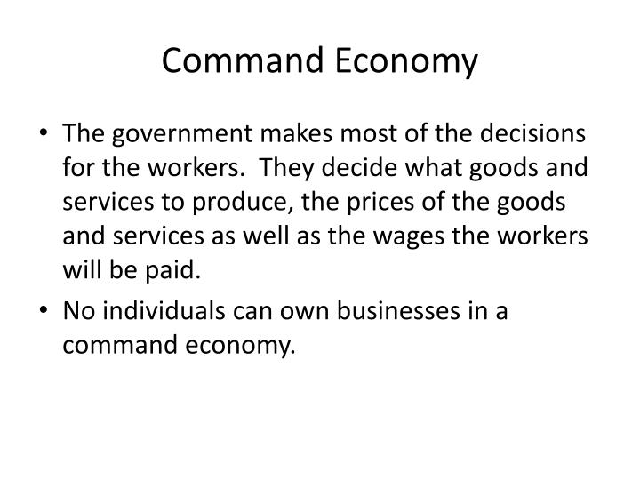PPT - Command Economy PowerPoint Presentation - ID:2787448