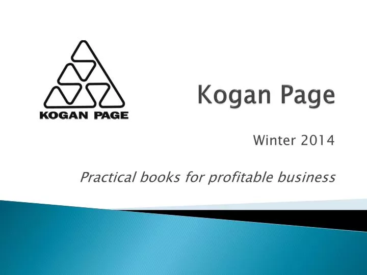 PPT - Kogan Page PowerPoint Presentation, free download - ID:2787995