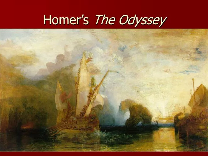 PPT - Homer’s The Odyssey PowerPoint Presentation, free download - ID ...