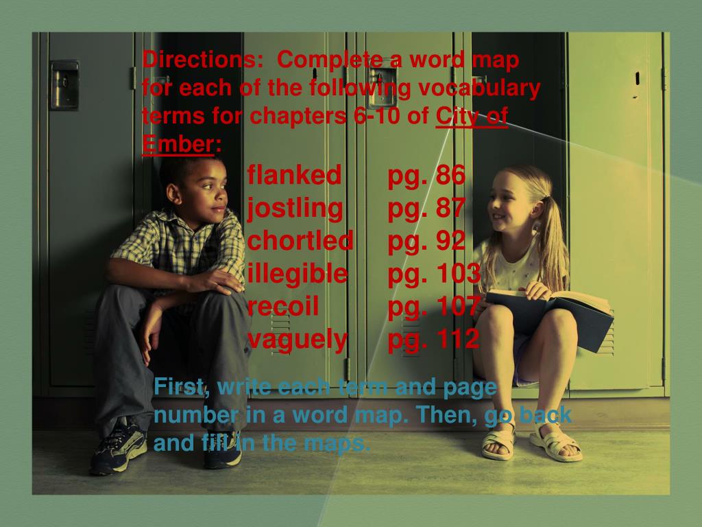 PPT - flanked pg. 86 j ostling pg. 87 chortled pg. 92 i llegible pg ...