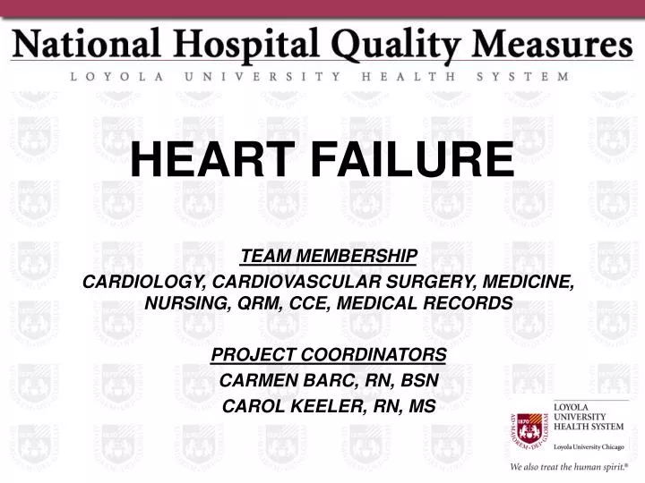 PPT - HEART FAILURE PowerPoint Presentation, free download - ID:2788952