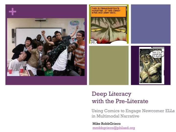 PPT - Deep Literacy with the Pre-Literate PowerPoint Presentation, free ...