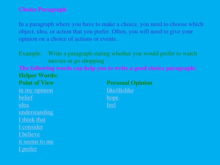 PPT - Types of Paragraphs PowerPoint Presentation - ID:2789356