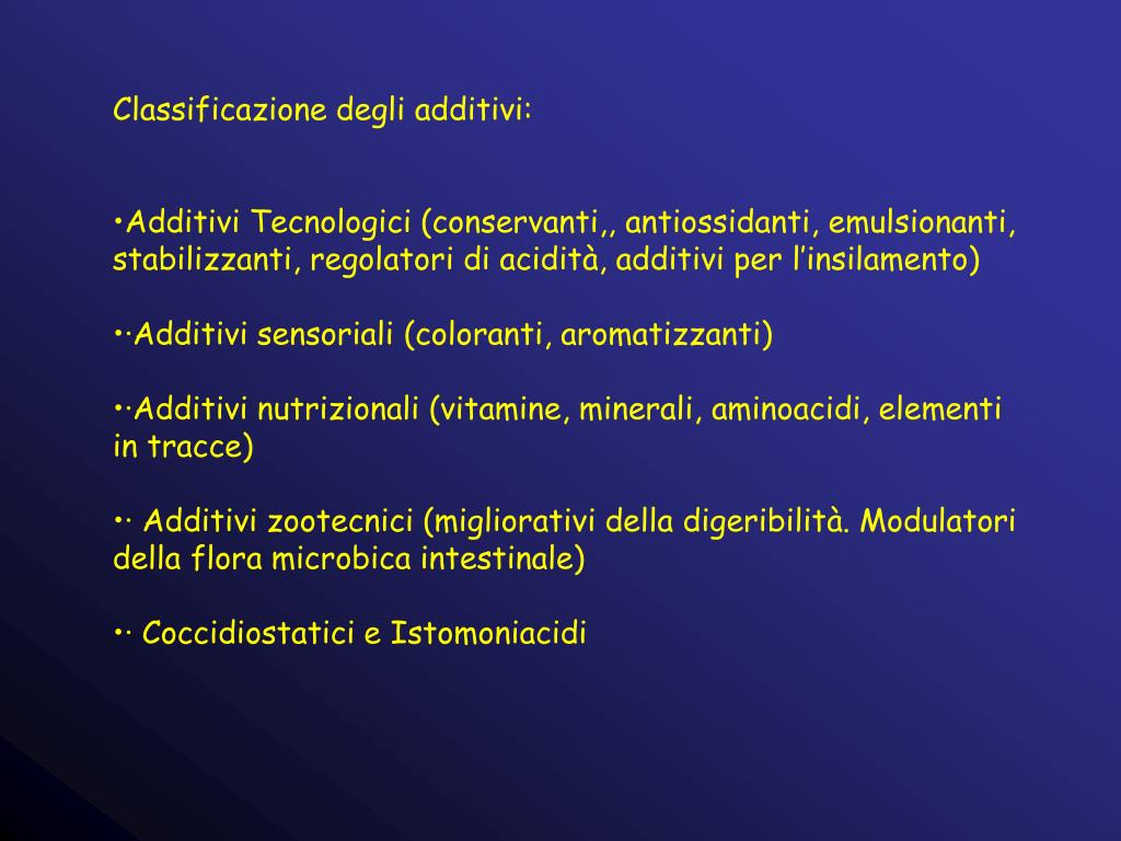 PPT - Additivi ad attività antibiotica e coccidiostatica in ...
