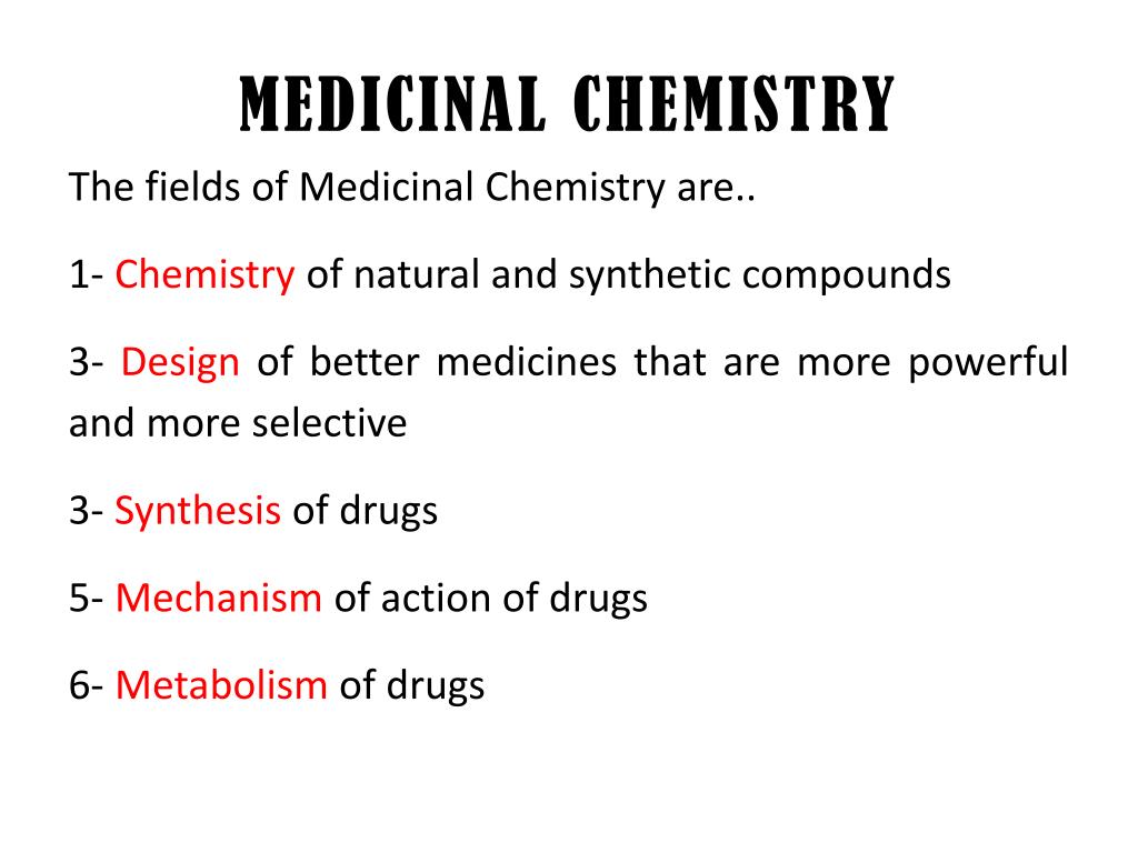 PPT - PHC 222 MEDICINAL CHEMISTRY -1- PowerPoint Presentation, free ...