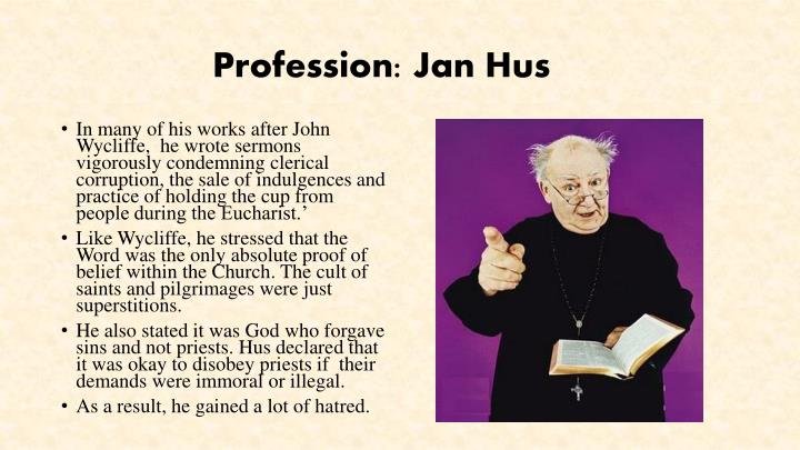 PPT - John Wycliffe Jan Hus PowerPoint Presentation - ID:2790484