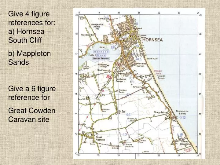 PPT - Give 4 figure references for: a) Hornsea – South Cliff b ...
