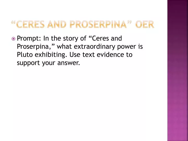 PPT - “Ceres and Proserpina” OER PowerPoint Presentation, free download ...