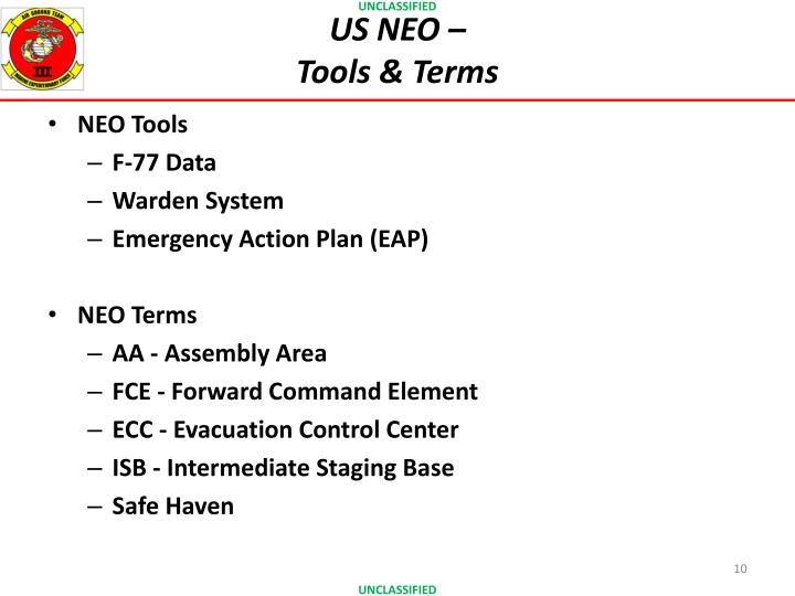PPT - Noncombatant Evacuation Operations (NEO) PowerPoint Presentation ...