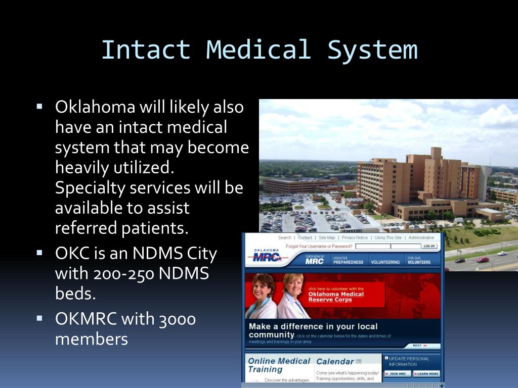 PPT - OKLAHOMA MEDICAL/HEALTH RESPONSE TO A NEW MADRID EARTHQUAKE ...