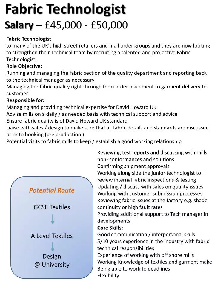 PPT - Potential Route GCSE Hospitality PowerPoint Presentation, free ...