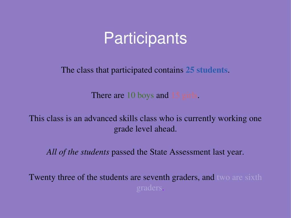 PPT - Middle School Comparison of Two Vocabulary Strategies Rachel ...