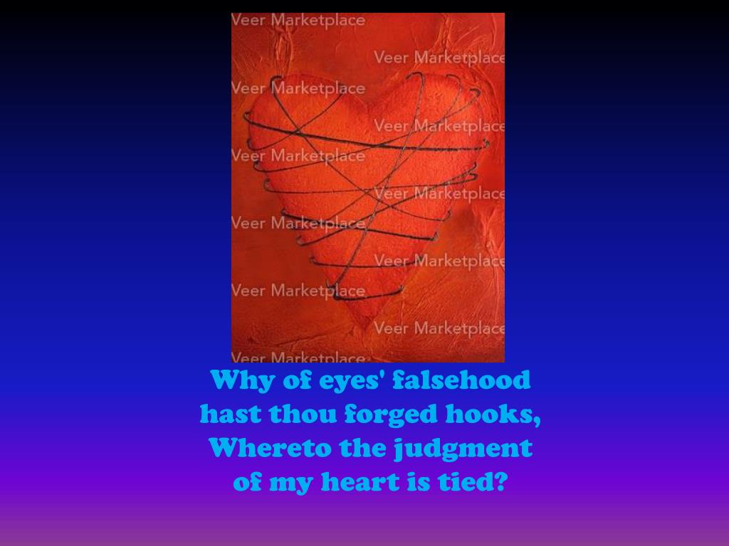 PPT - Thou Blind Fool Love Sonnet 137 By William Shakespeare PowerPoint ...