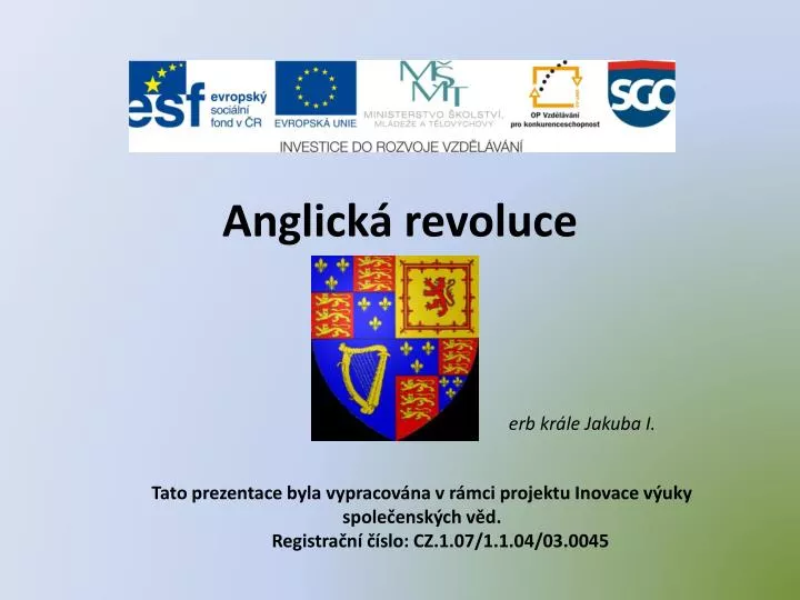 PPT - Anglická revoluce PowerPoint Presentation, free download - ID:2796318