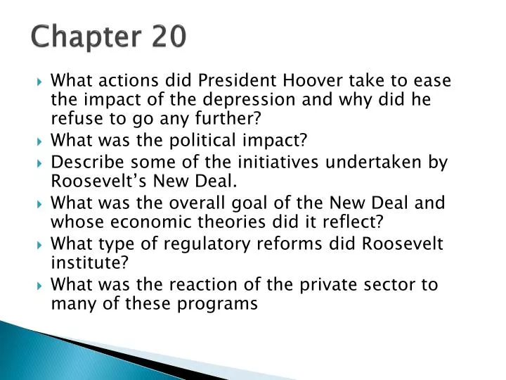 PPT - Chapter 20 PowerPoint Presentation, free download - ID:2796431