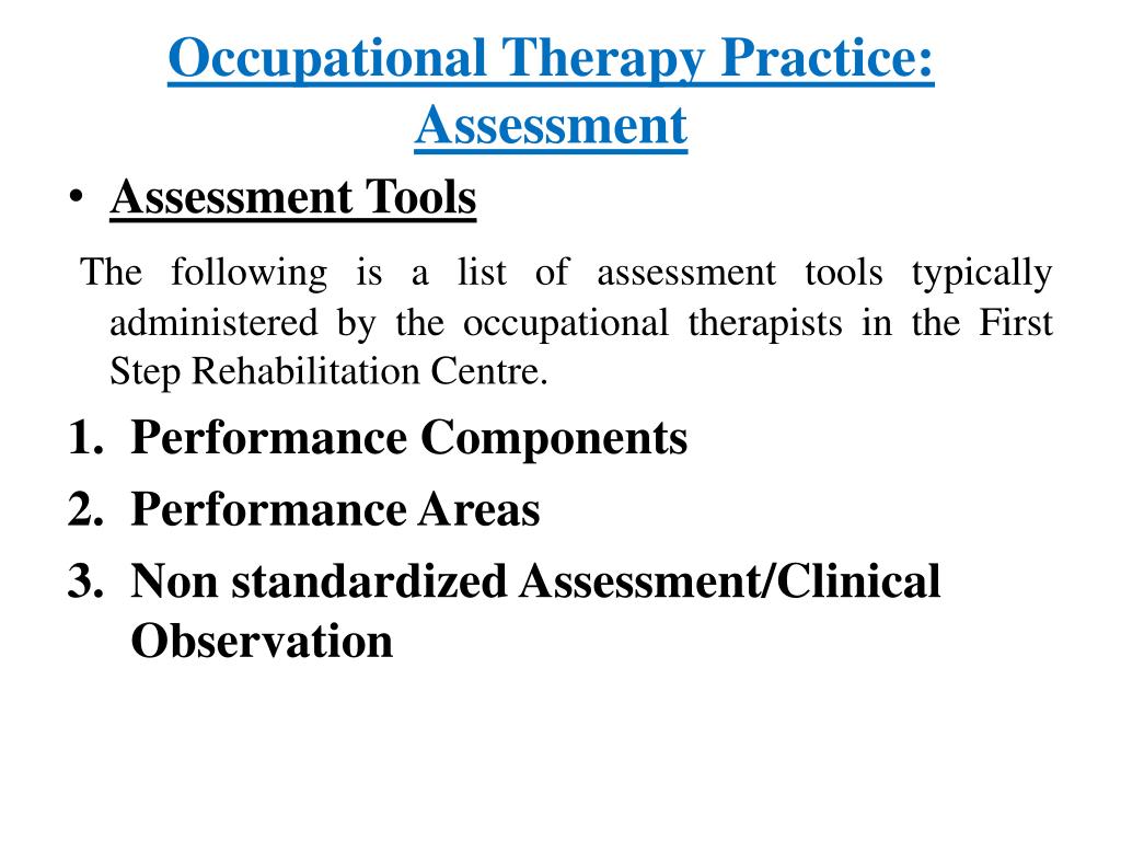 Ppt Occupational Therapy In Pediatrics Powerpoint Presentation Free