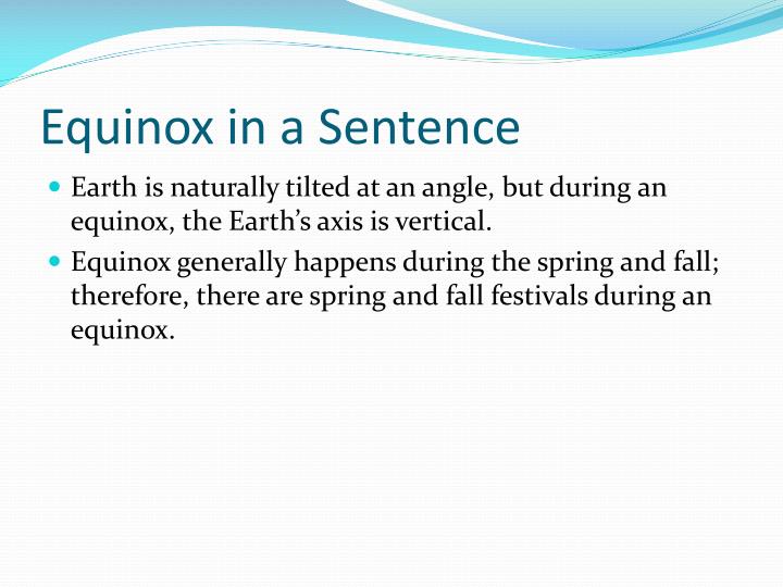 PPT - Equinox PowerPoint Presentation - ID:2797045