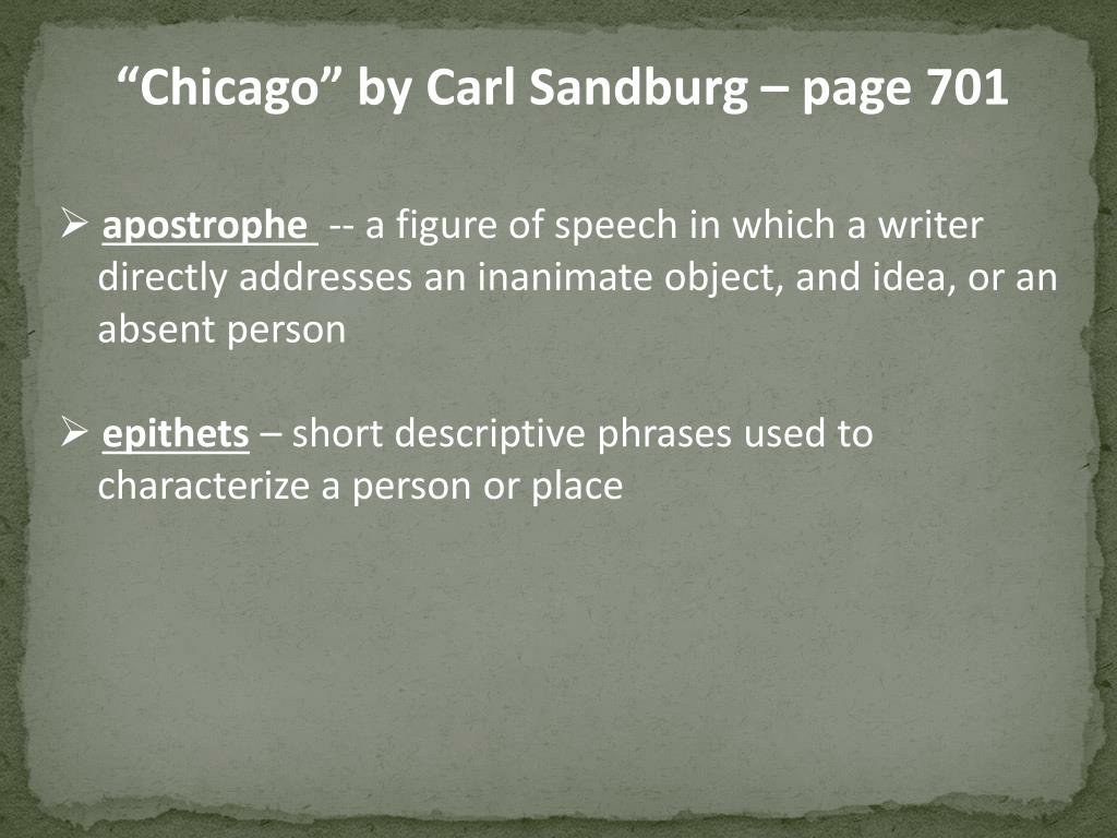 PPT - Carl Sandburg 1878 – 1967 Worked as a poet, biographer, milk ...