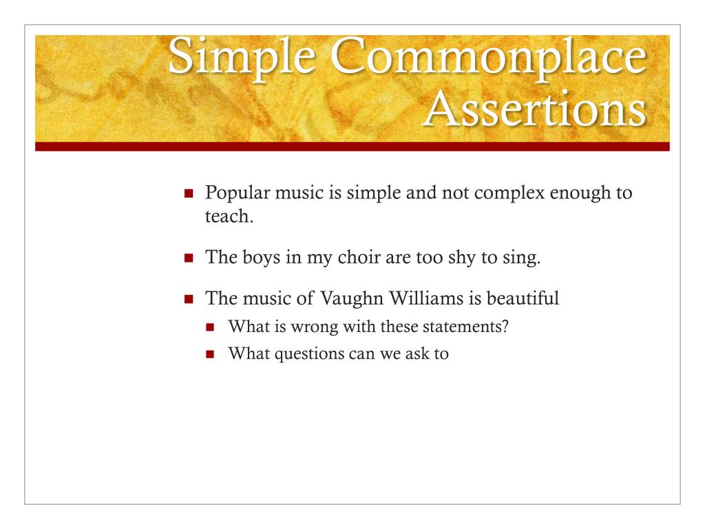 PPT - Philosophical Perspectives in Music Education PowerPoint ...