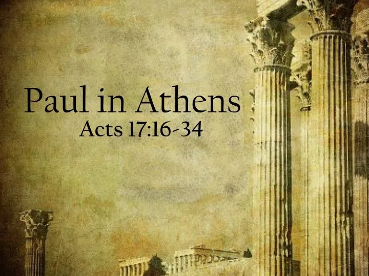 The Bible In Paintings 129: PAUL PREACHES IN ATHENS