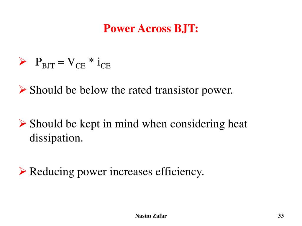 PPT - Understanding BJT Transistors: Characteristics and Parameters ...