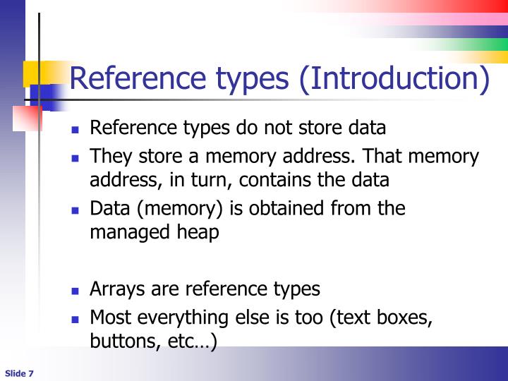 Ppt Value Types And Reference Types Enumerations And Structures Powerpoint Presentation Id 8931