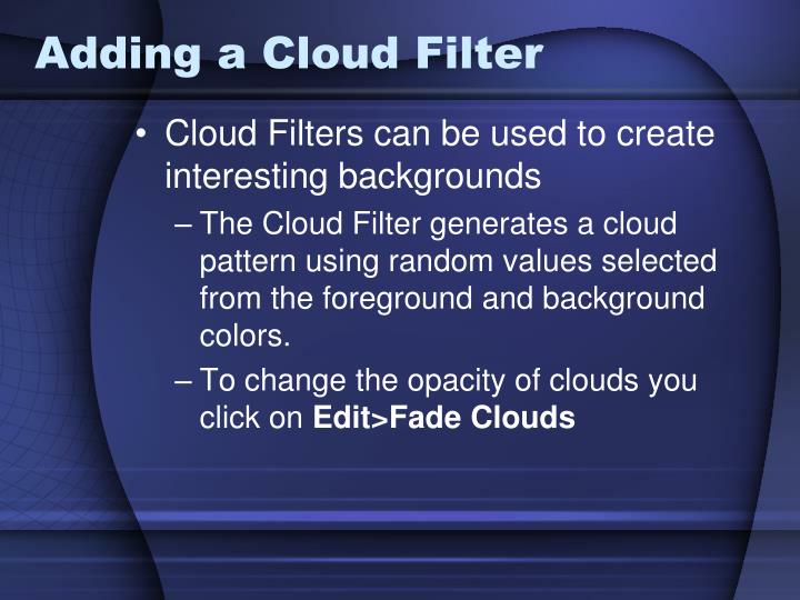 PPT - Photoshop – Filters PowerPoint Presentation - ID:2799827