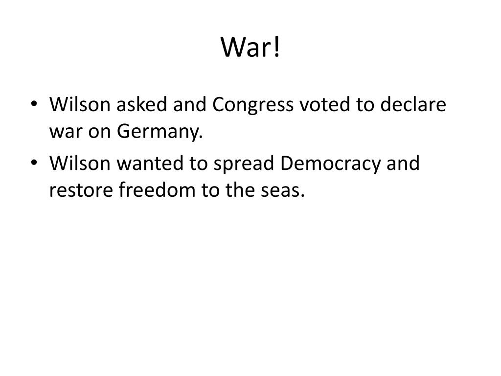 PPT - America enters World War I PowerPoint Presentation, free download ...