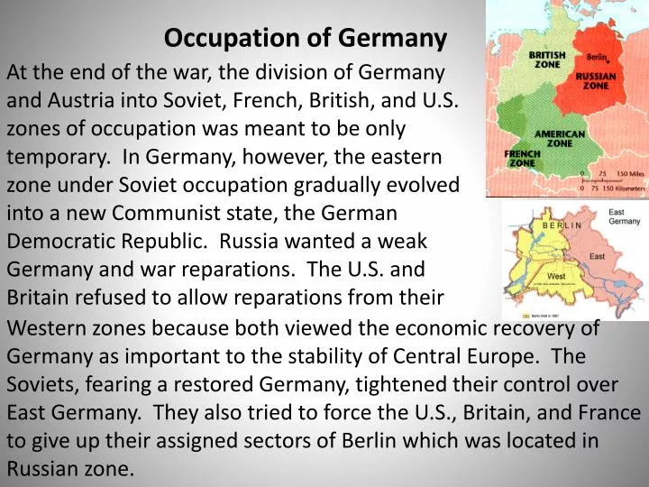 PPT - Occupation of Germany PowerPoint Presentation, free download - ID ...
