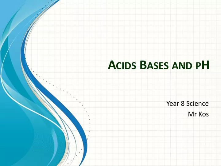 PPT - Acids Bases and pH PowerPoint Presentation, free download - ID ...
