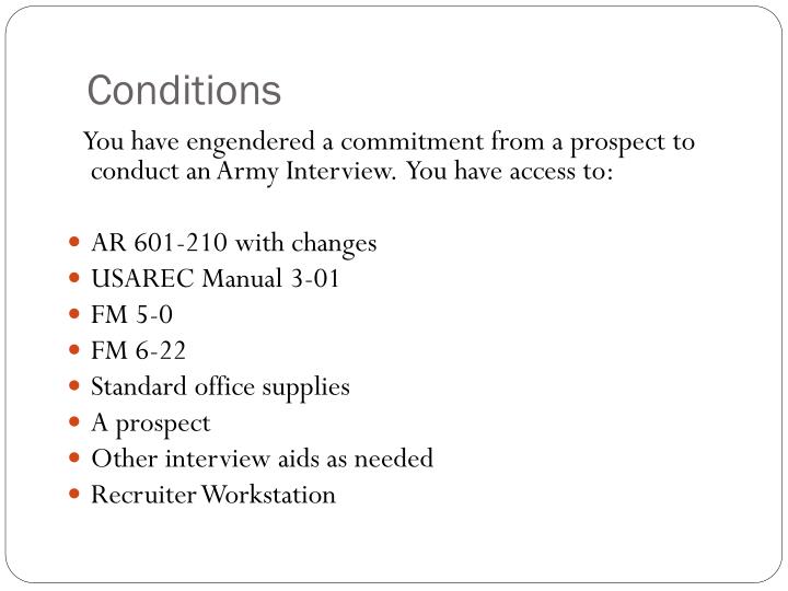 PPT - The Army Interview Process PowerPoint Presentation - ID:2801545