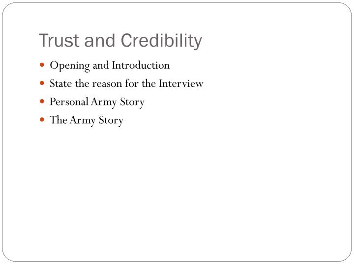 PPT - The Army Interview Process PowerPoint Presentation - ID:2801545