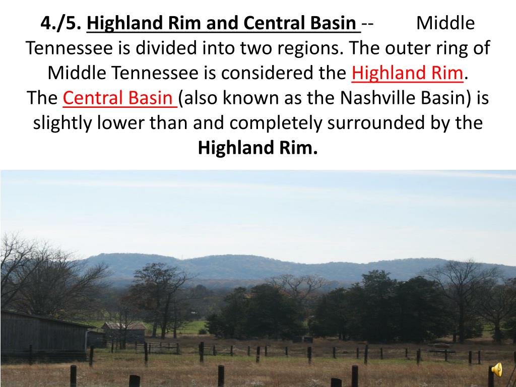 PPT - 6 Physical Regions of Tennessee PowerPoint Presentation, free ...