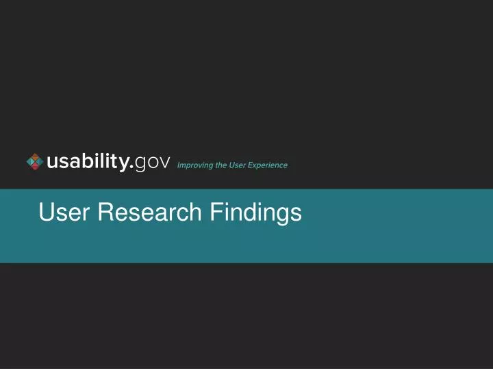 PPT - User Research Findings PowerPoint Presentation, free download ...