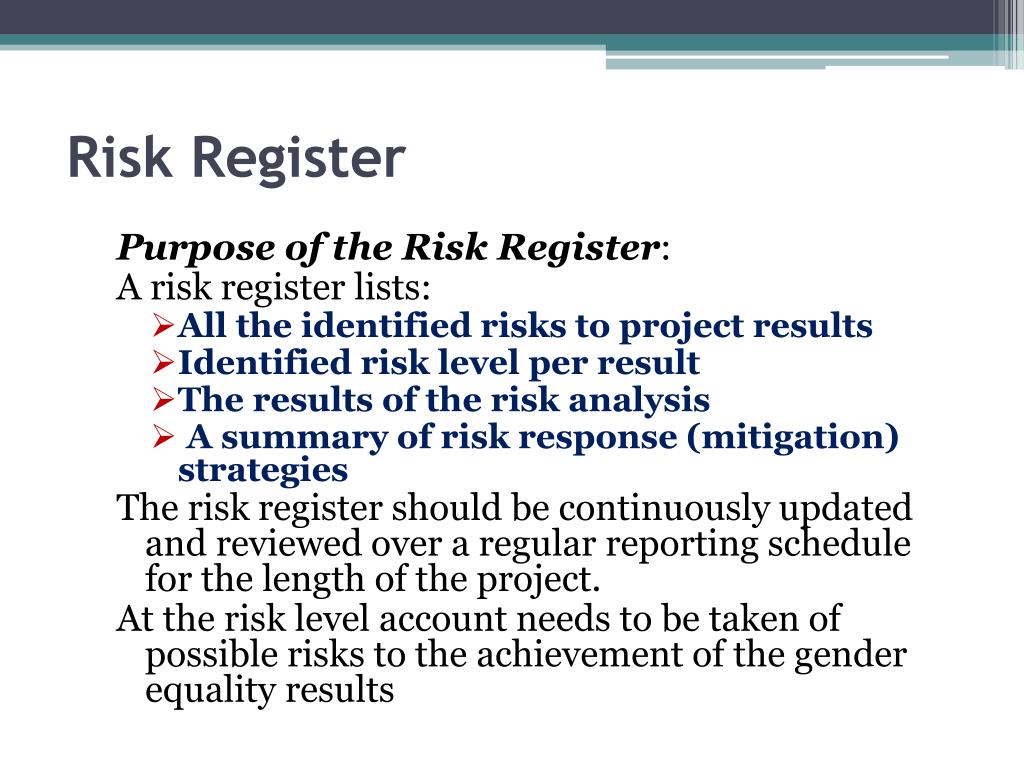 PPT - Integrating Gender in a Results Based Management Approach ...