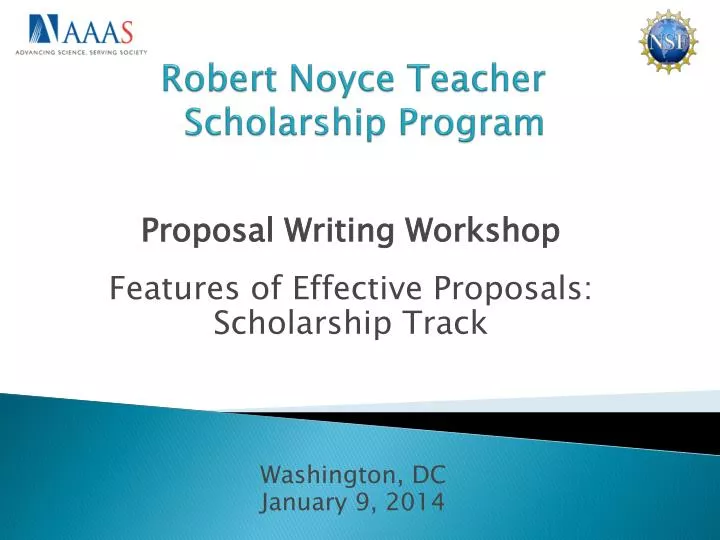 PPT - Robert Noyce Teacher Scholarship Program PowerPoint Presentation - ID:2802961