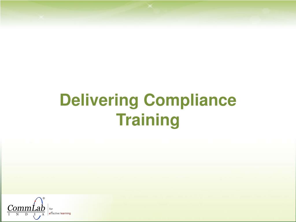 PPT - How to Engage Employees During Compliance Training PowerPoint ...