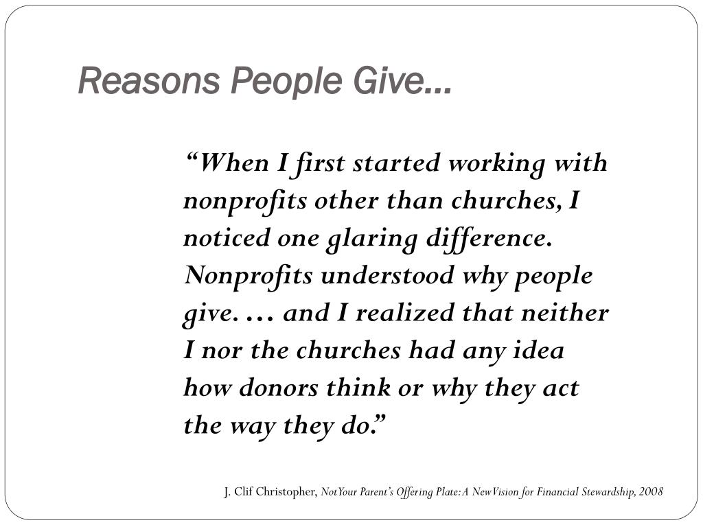 PPT - What are the Common Trends Across the Country for Church Giving ...