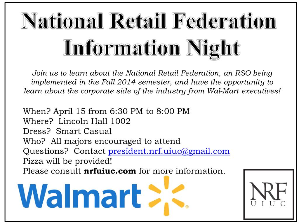 PPT - National Retail Federation Information Night PowerPoint ...