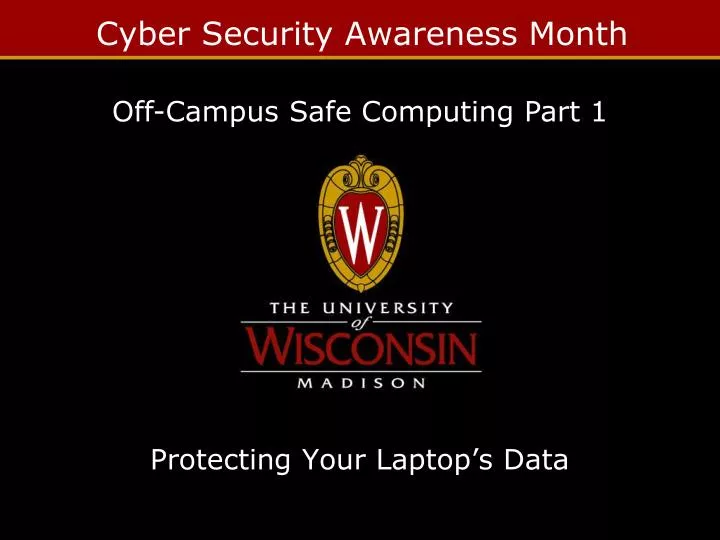 PPT - Cyber Security Awareness Month PowerPoint Presentation, free ...