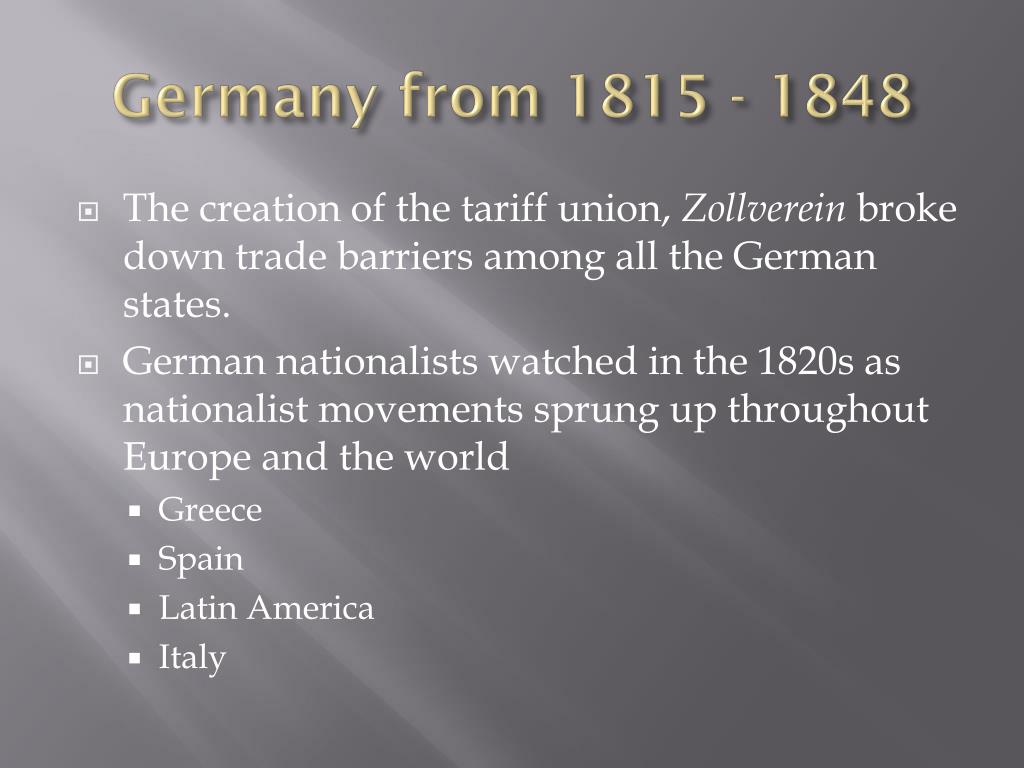 PPT - Nationalism in 19 th Century Europe and the Unification of ...
